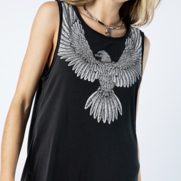 Vocal | Tops | Vocal Bird Tank Mlxl | Poshmark